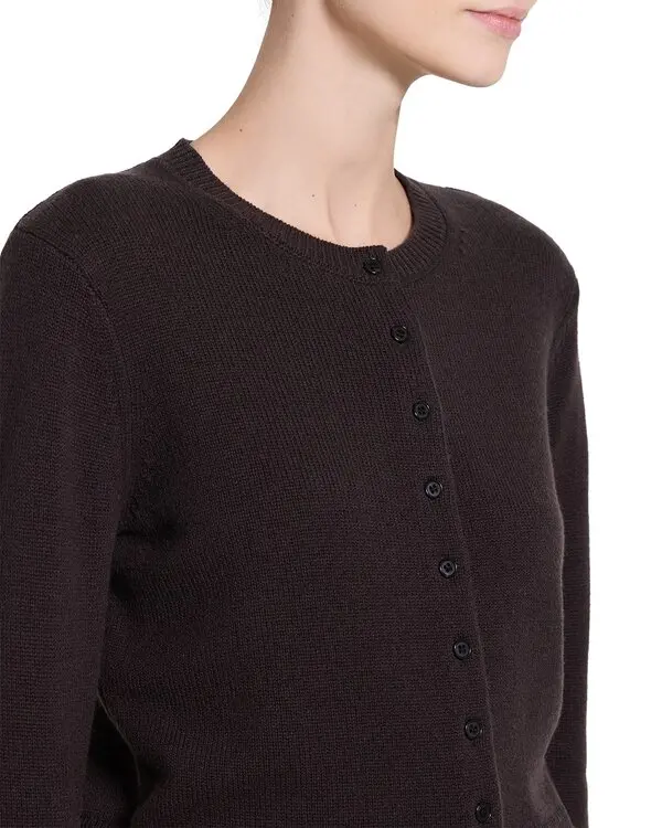 Theory Cashmere Crewneck Cardigan