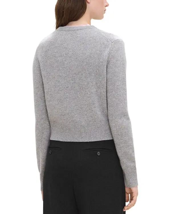 Theory Cashmere Crewneck Cardigan - Husky