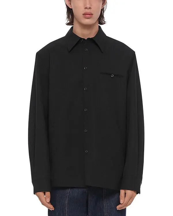 Helmut Lang Wool Shirt Jacket