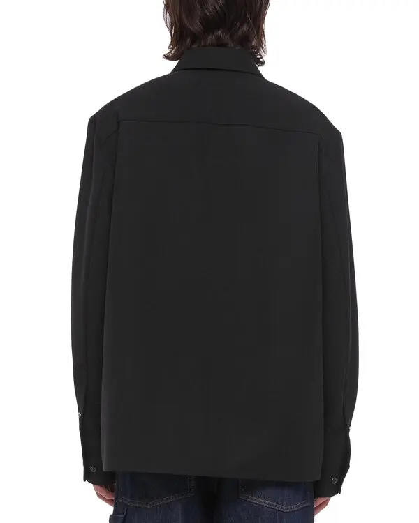 Helmut Lang Wool Shirt Jacket