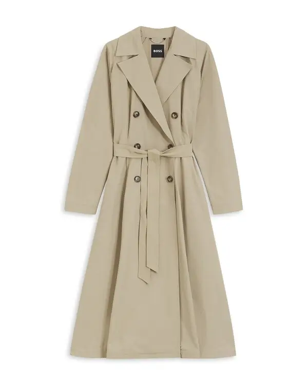 BOSS Calili Water Repellent Trench Coat