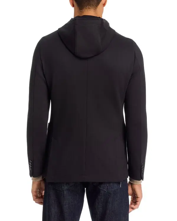 BOSS Hanry Slim Fit Sport Coat And Removable Drawstring Bib Hoodie