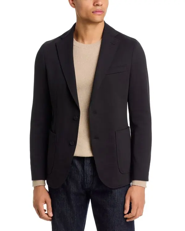 BOSS Hanry Slim Fit Sport Coat And Removable Drawstring Bib Hoodie
