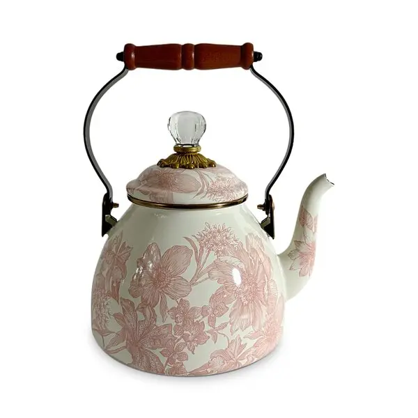 MACKENZIE-CHILDS English Garden Tea Kettle, 2 Qt
