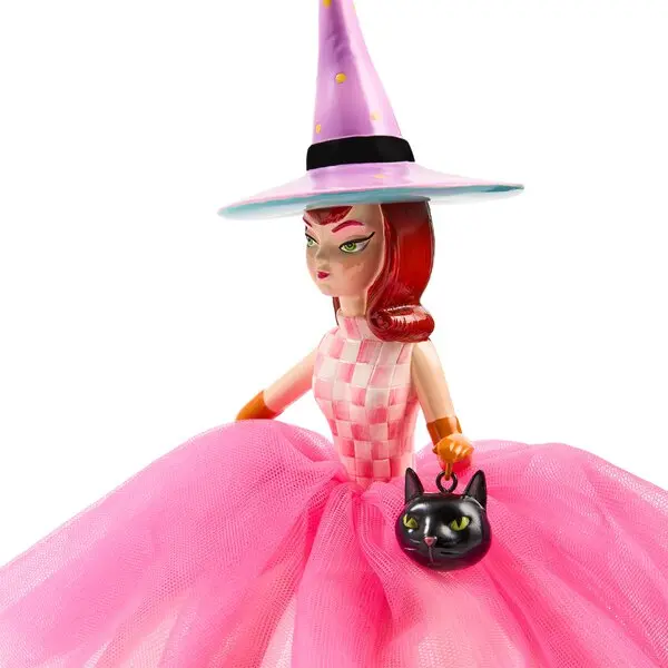 MACKENZIE-CHILDS Glam 'o' Ween Pumpkin Witch