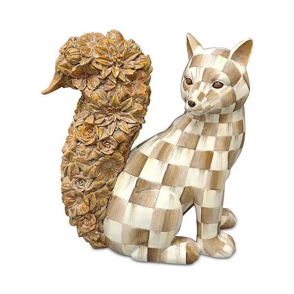 MACKENZIE-CHILDS Check Fox Figure