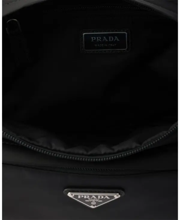 Prada Re-nylon And Leather Shoulder Bag