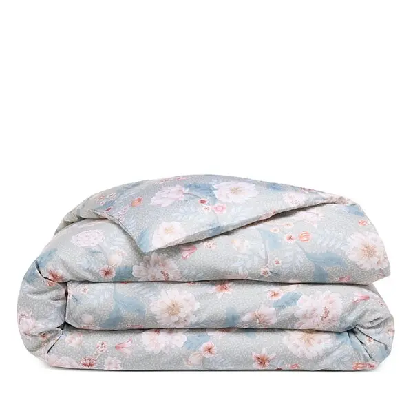 SCHLOSSBERG Zelda Vert Sateen Duvet Cover, Queen - Medium Green