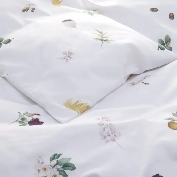 SCHLOSSBERG Ambra Blanc Floral Duvet Cover, Queen