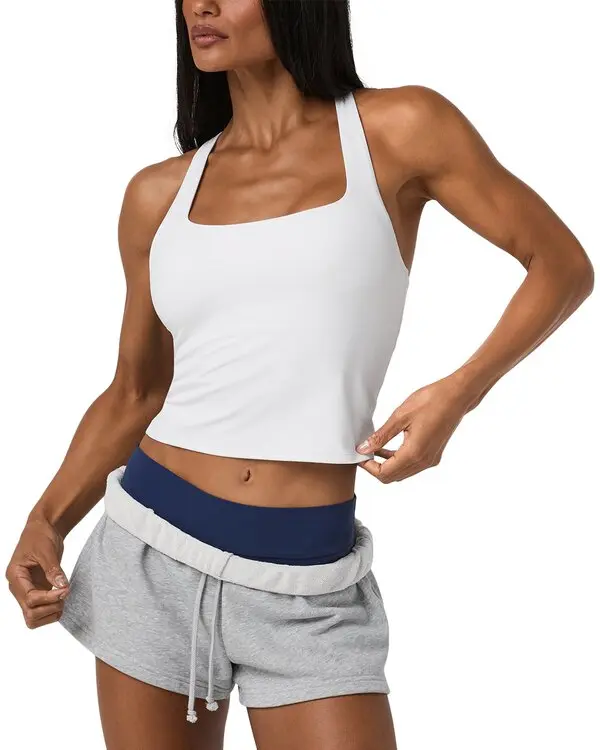 Vuori All The Form Logo Tank - White