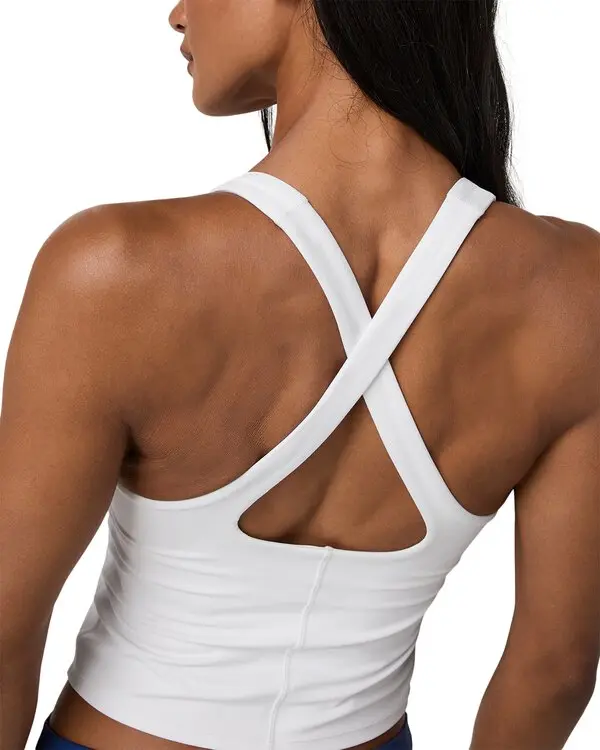 Vuori All The Form Logo Tank - White