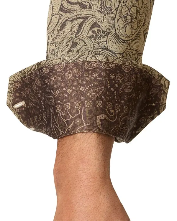 Robert Graham Hudson Paisley Cotton Blend Woven Shirt