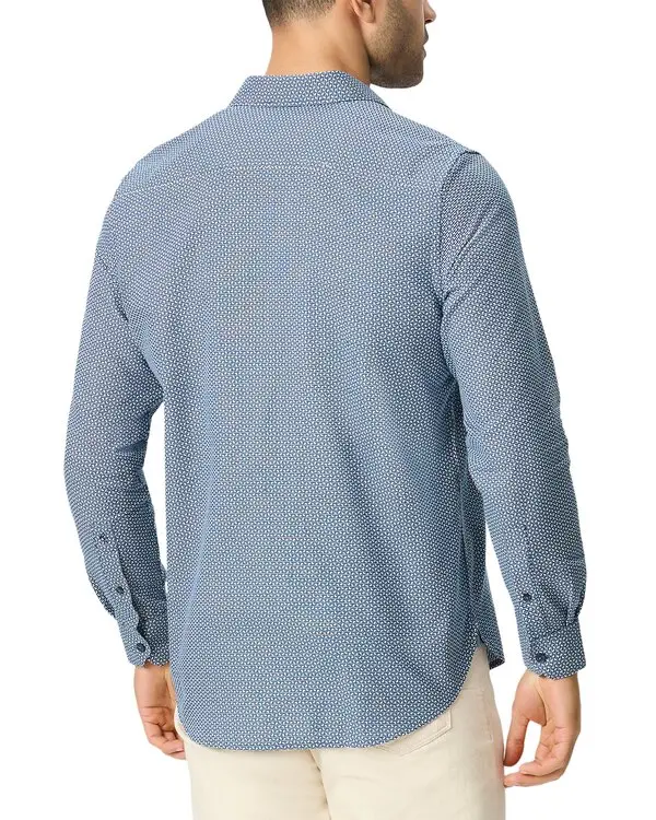 Robert Graham Flagler Slim Fit Patterned Cotton Woven Shirt
