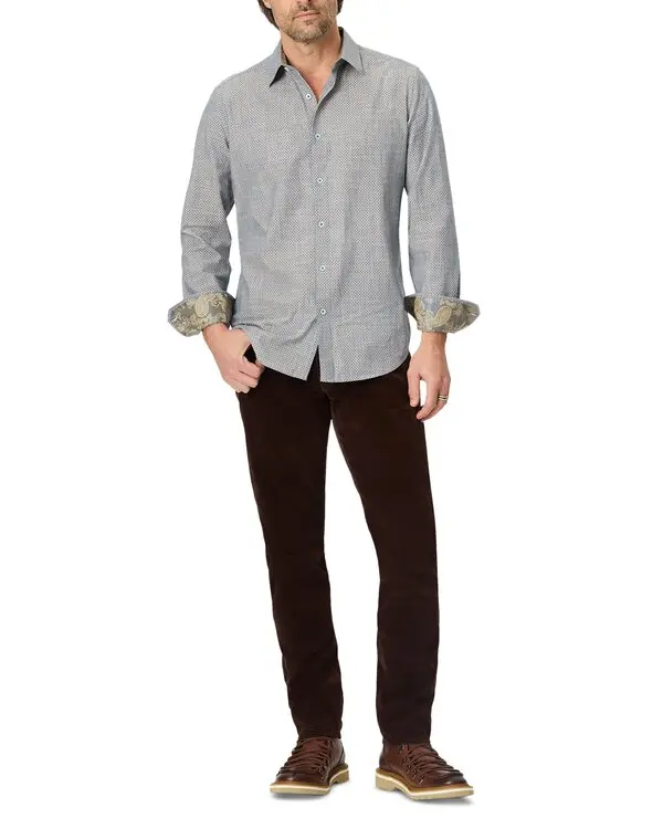 Robert Graham Gandadam Slim Fit Patterned Cotton Woven Shirt