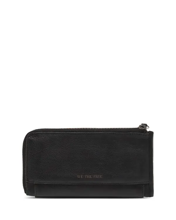 Free People We The Free Emerson Leather Wallet - Black