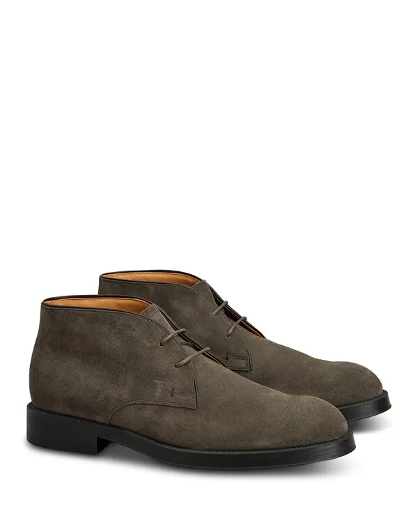 TOD'S Suede Polacco Chukka Boots