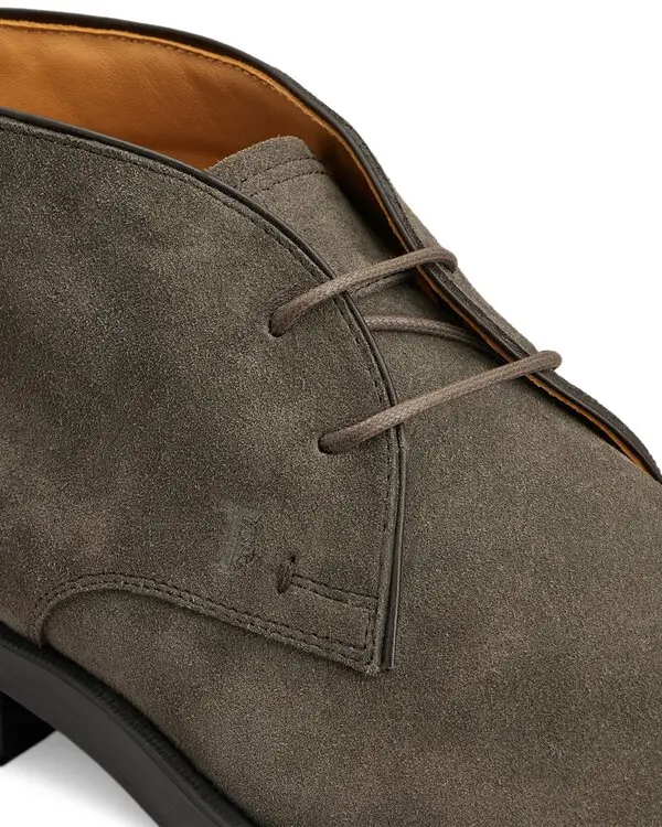 TOD'S Suede Polacco Chukka Boots