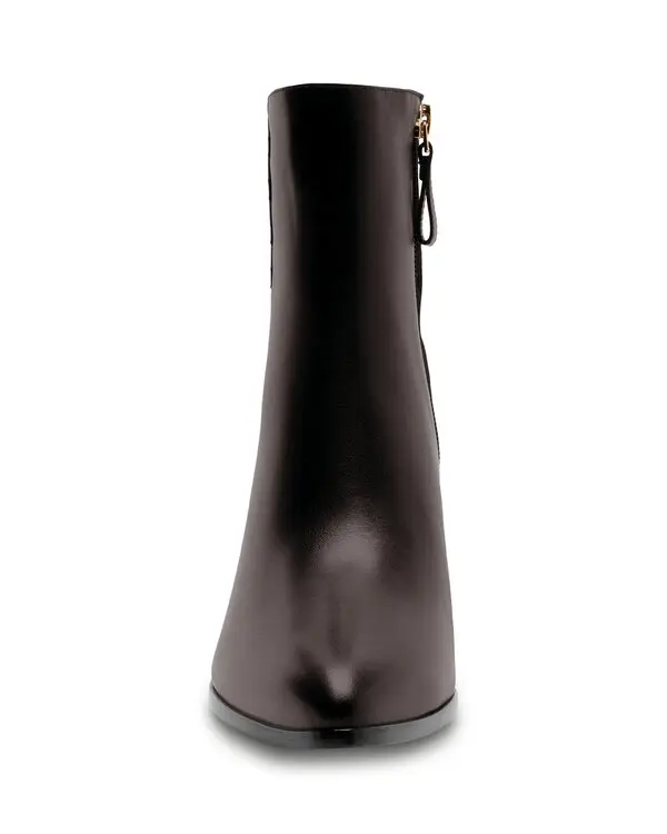 ALEXANDRE BIRMAN Jesse Suede & Leather Ankle Boots - Dark Brown