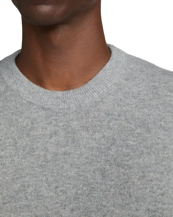 FRAME Lightweight Cashmere Sweater - Light Grey Multi