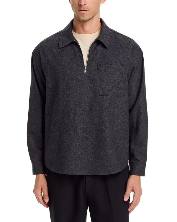 FRAME Half Zip Sweater