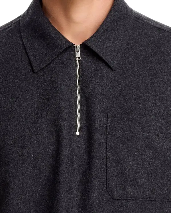 FRAME Half Zip Sweater