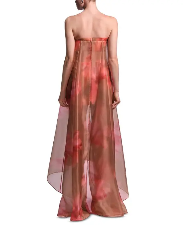 Bcbgmaxazria Annika Strapless High-low Gown