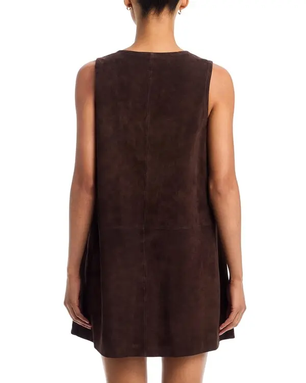 FRAME The Suede Safari Tent Dress