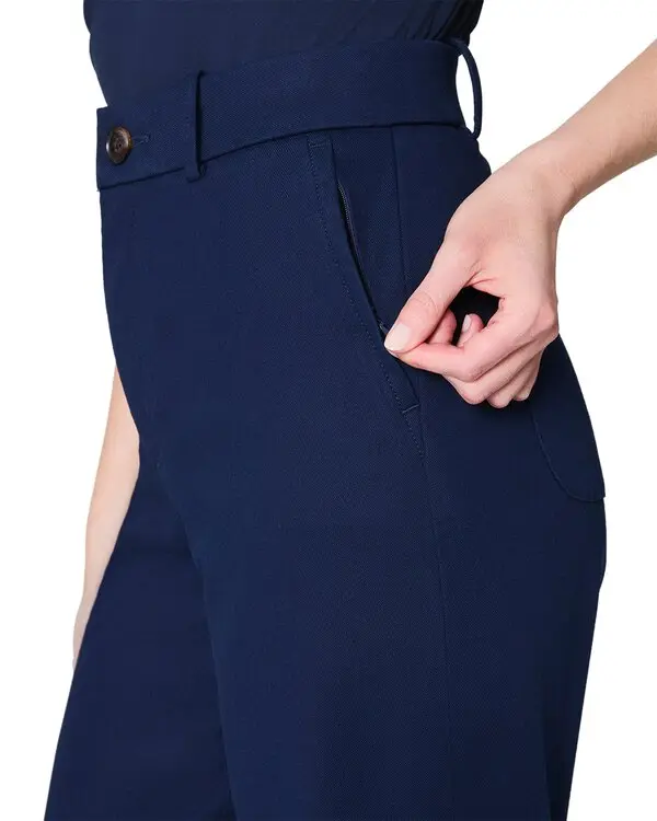 Spanx Stretch Twill Wide Leg Pants - Timeless Navy