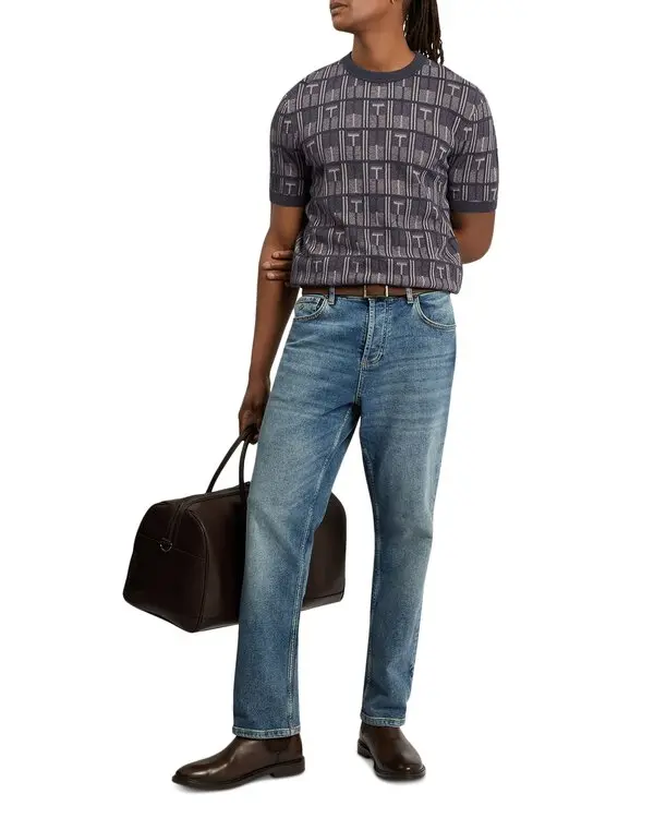 Ted Baker London Britton Short Sleeve Jacquard Tee
