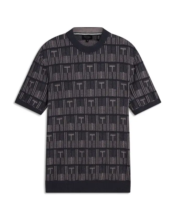 Ted Baker London Britton Short Sleeve Jacquard Tee