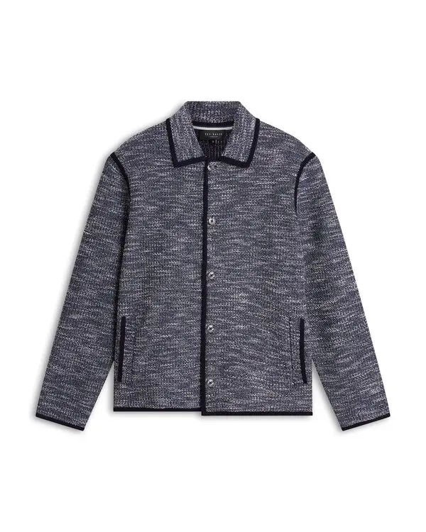 Ted Baker London Hannley Textured Boucle Knit Jacket