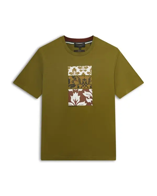 Ted Baker London Joof Short Sleeve Box Print Tee