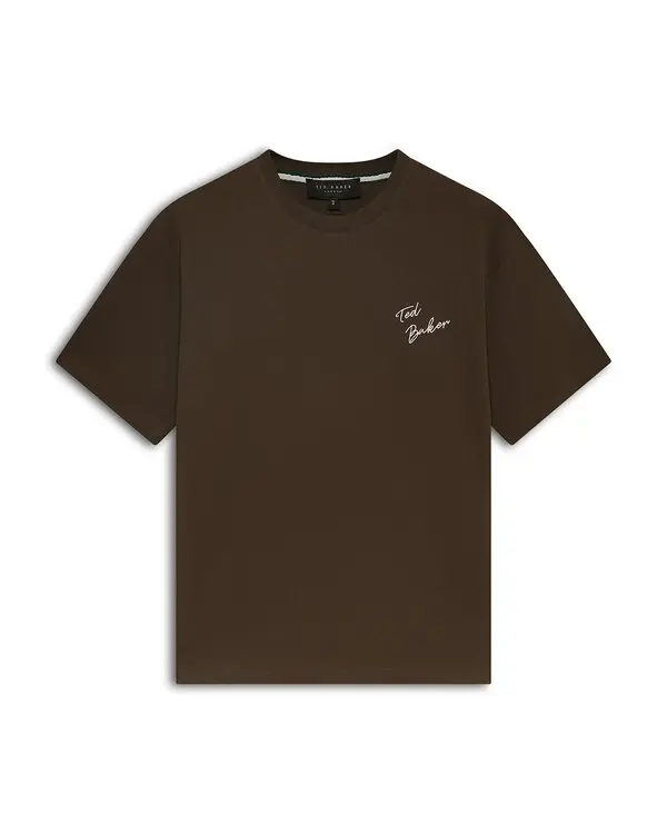 Ted Baker London Mayllon Short Sleeve Graphic Relaxed Tee