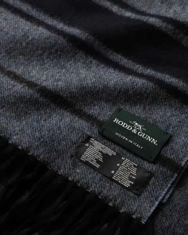 Rodd & Gunn Wanaka Wool & Cashmere Scarf - Denim