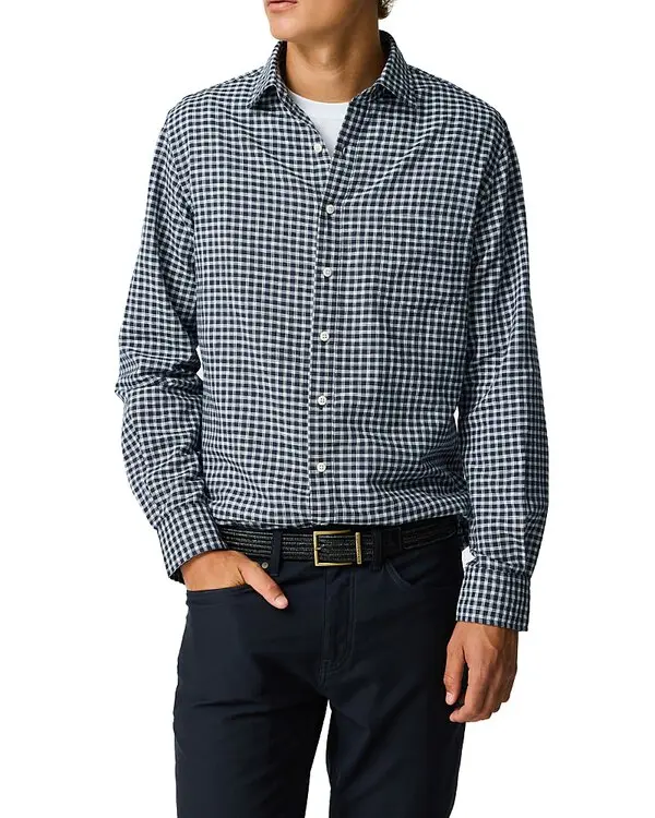 Rodd & Gunn Mckerrow Cotton & Linen Checked Shirt