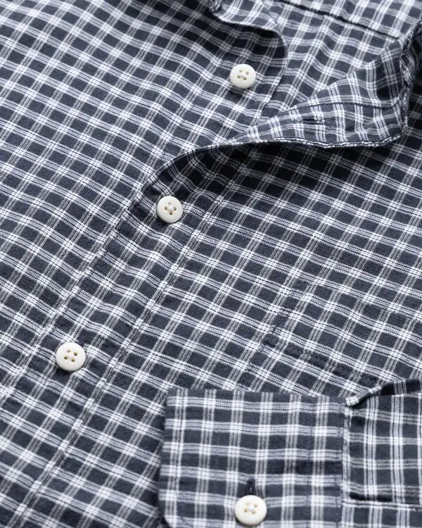 Rodd & Gunn Mckerrow Cotton & Linen Checked Shirt