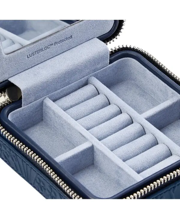 Wolf X Liberty Small Travel Zip Case - Navy
