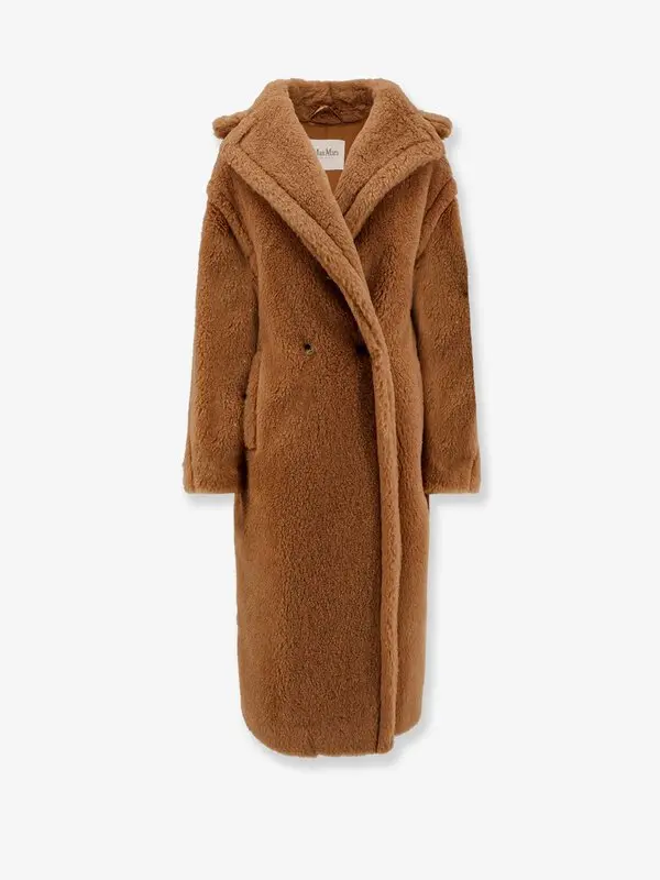 Max Mara Teddy Camel Hair And Silk Coat - Multicolor