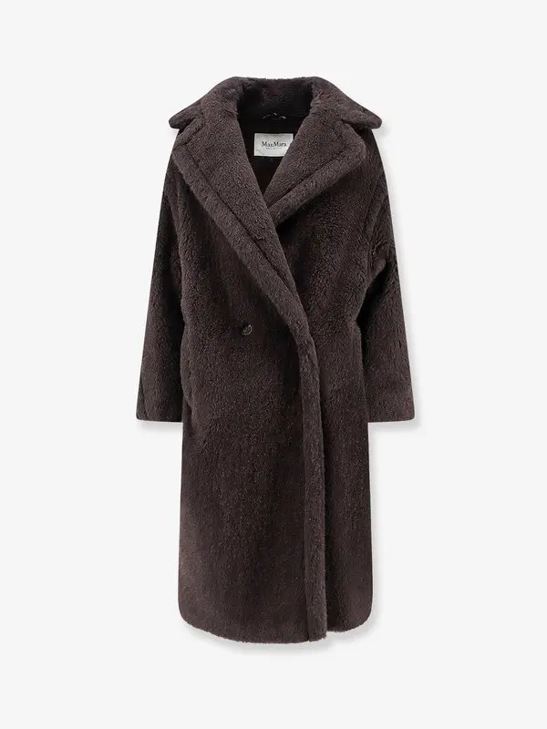 Max Mara Tedgirl Alpaca, Virgin Wool And Silk Coat - Multicolor