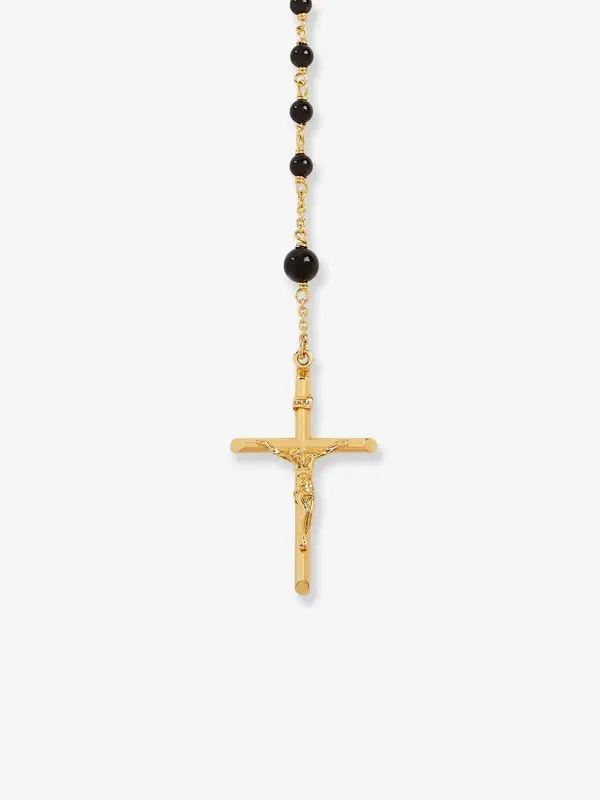 Dolce & Gabbana Brass Necklace With Cross