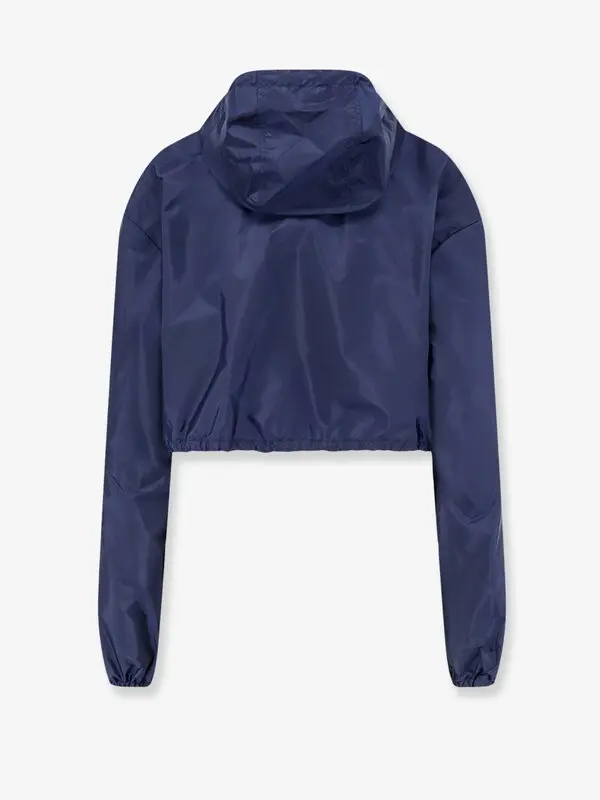 Miu Miu Cropped Recycled Nylon Jacket