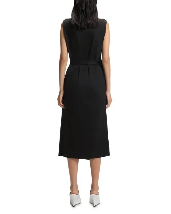 BOSS Emiaky Cotton Belted Dress