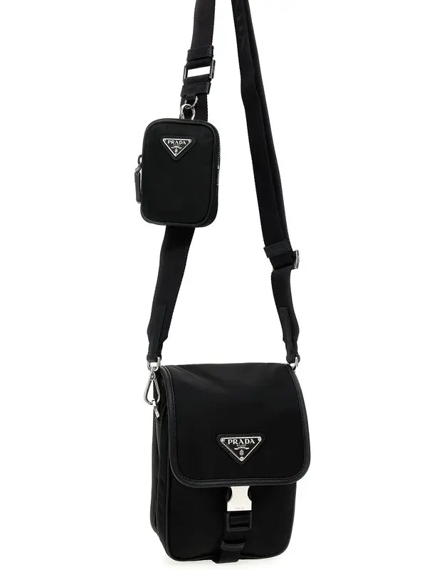 Prada Re-nylon Logo Crossbody Bag