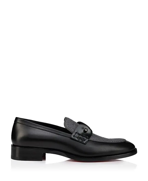 CHRISTIAN LOUBOUTIN Chambelimoc Penny Loafer - Black