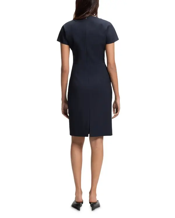 BOSS Dinerah Wool Seamed Dress