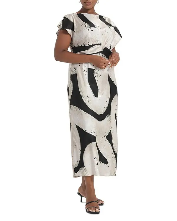 ESTELLE The Drew Printed Midi Dress