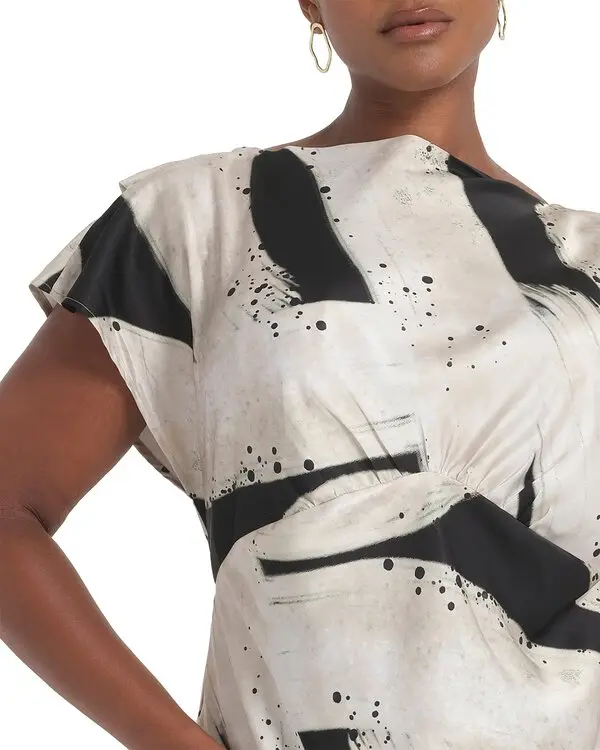 ESTELLE The Drew Printed Midi Dress