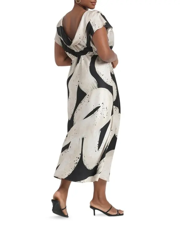 ESTELLE The Drew Printed Midi Dress