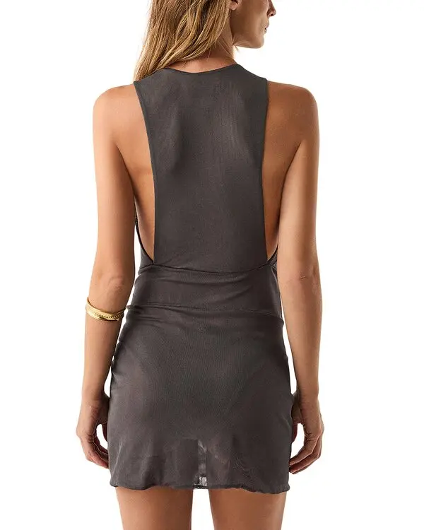 VIX PAULA HERMANNY Mila Twist Front Dress Swim Cover-up - Earthline