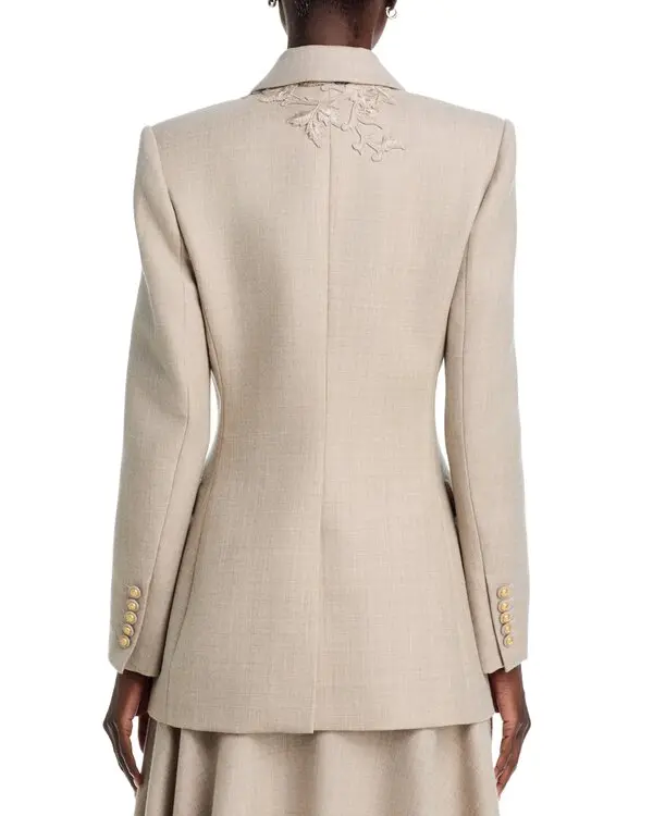 Kobi Halperin Violet Embroidered Wool Jacket